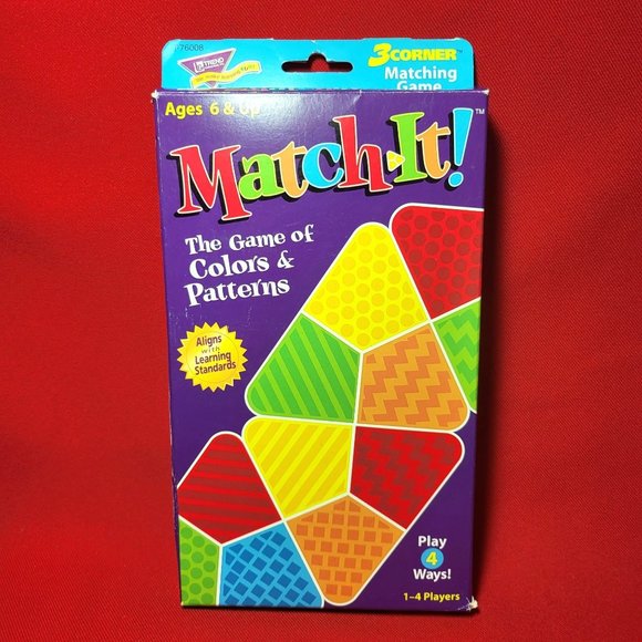 Trend | Toys | Match It The Game Of Colors Patterns 3 Corner Matching ...